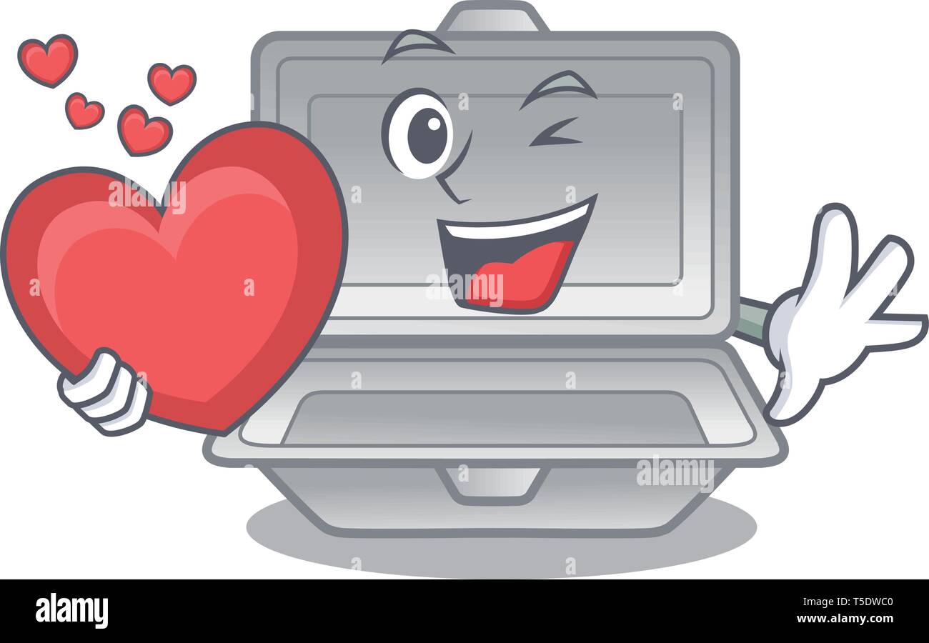 Open empty styrofoam takeaway box Stock Vector Images - Alamy