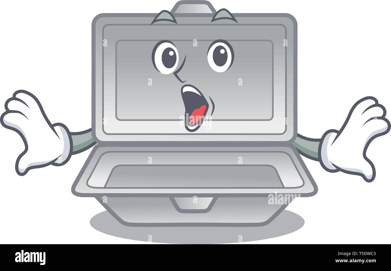 Surprised open styrofoam in the character box Stock Vector Image & Art ...