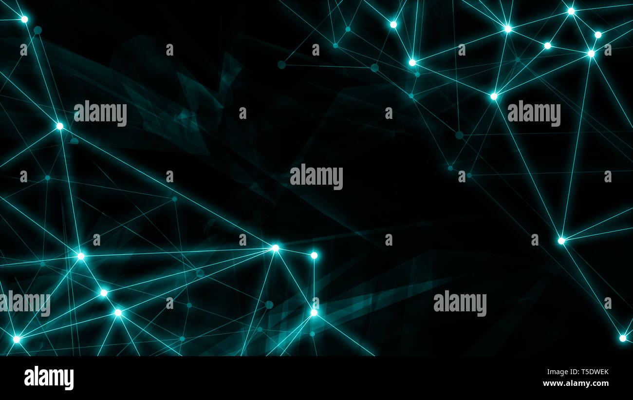 Chaos random transparent triangles illustration presentation layout concept Stock Photo - Alamy