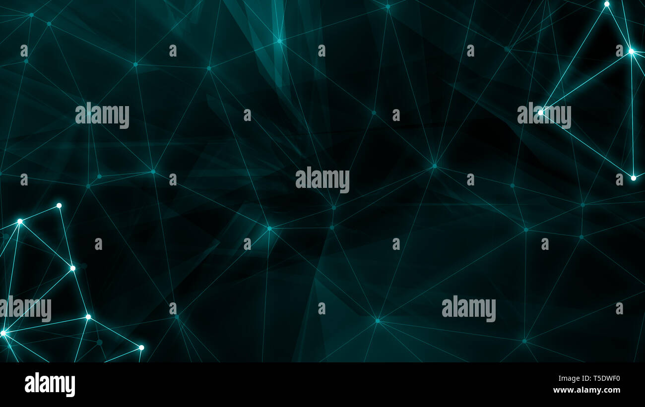 Technology abstract concept with random transparent triangle shapes lines Stock Photo - Alamy