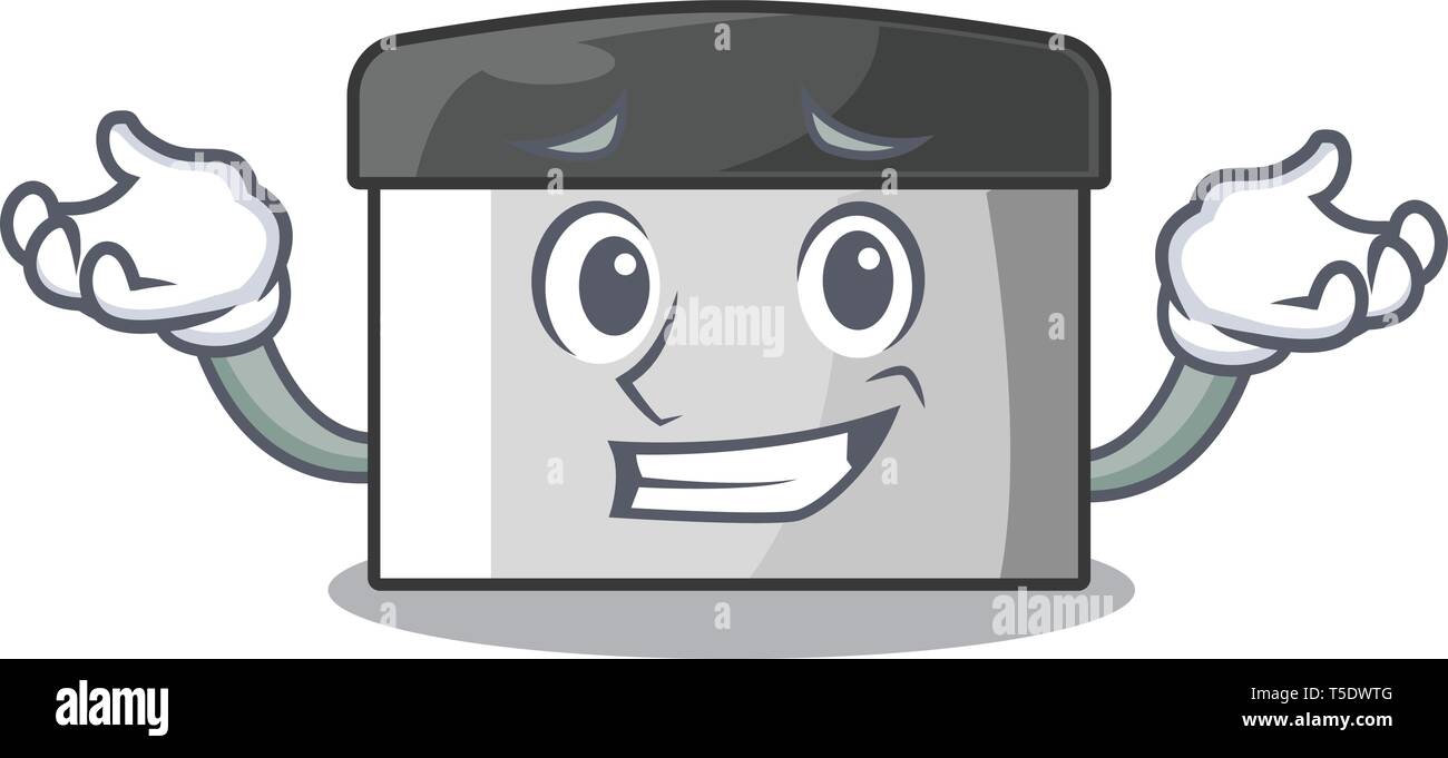 Grinning pastry scraper isolated with the cartoon Stock Vector Image ...