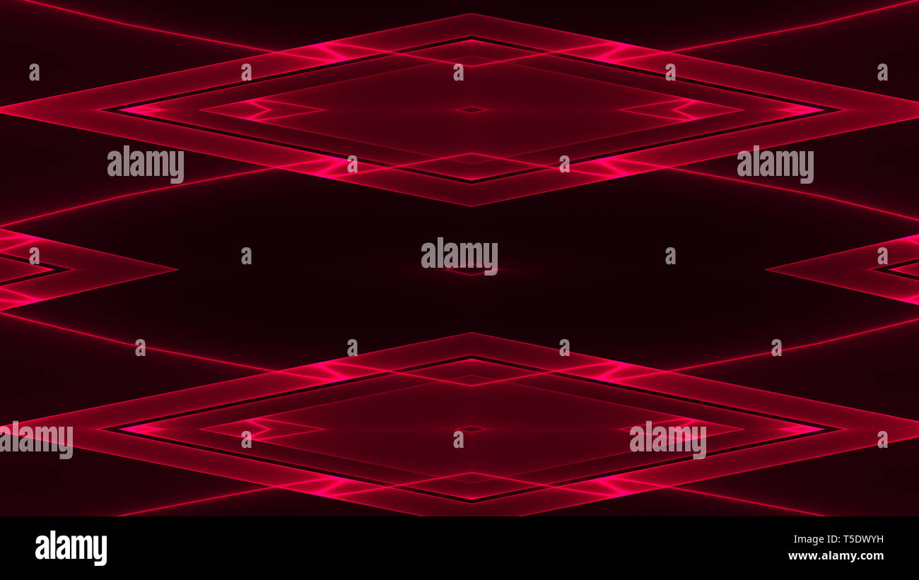 Abstract futuristic background with red colored geometric shapes Stock ...