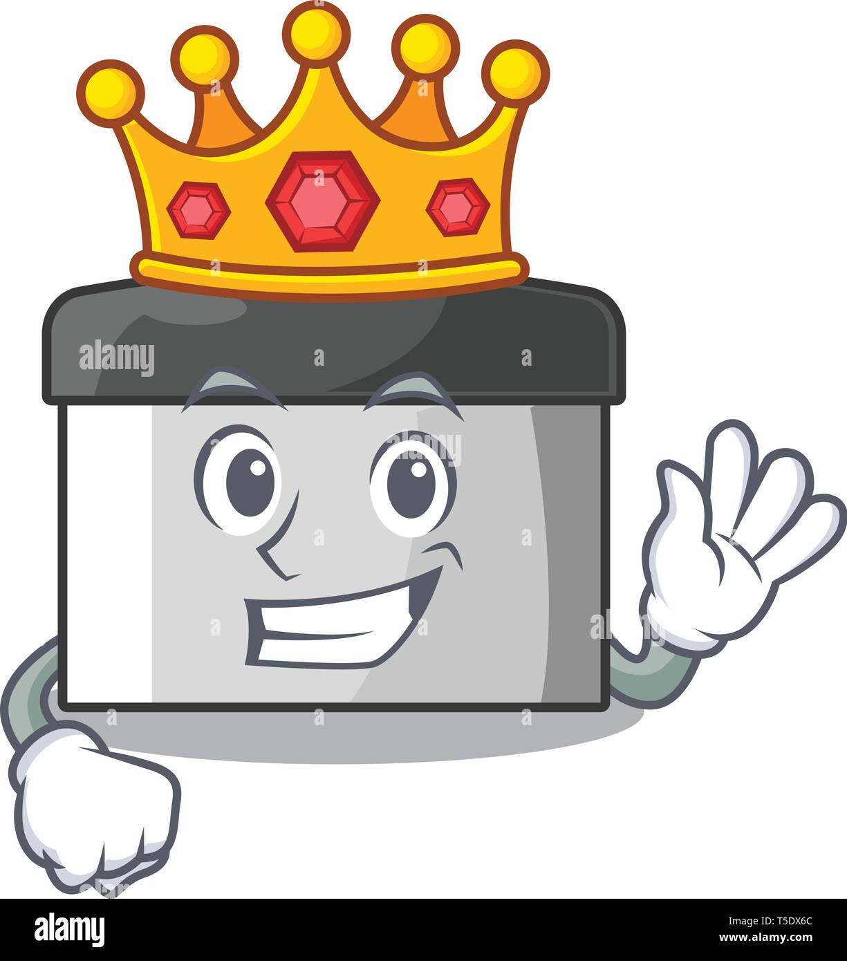 King pastry scraper in the cartoon shape Stock Vector Image & Art - Alamy