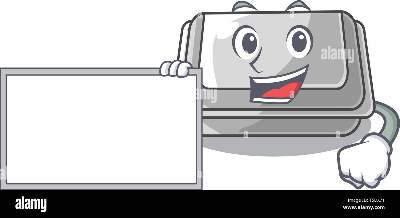 With board plastic box isolated in the cartoon Stock Vector Image & Art ...