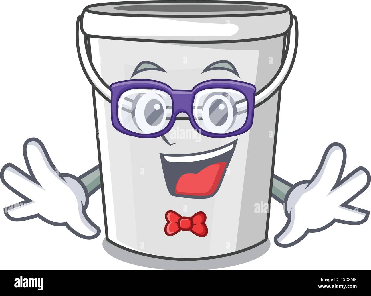 Geek plastic tube bucket the cartoon shape Stock Vector Image & Art - Alamy