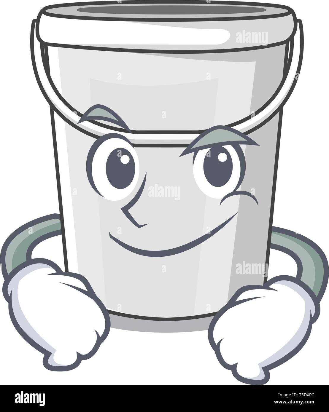 Smirking plastic tube bucket the cartoon shape Stock Vector Image & Art ...