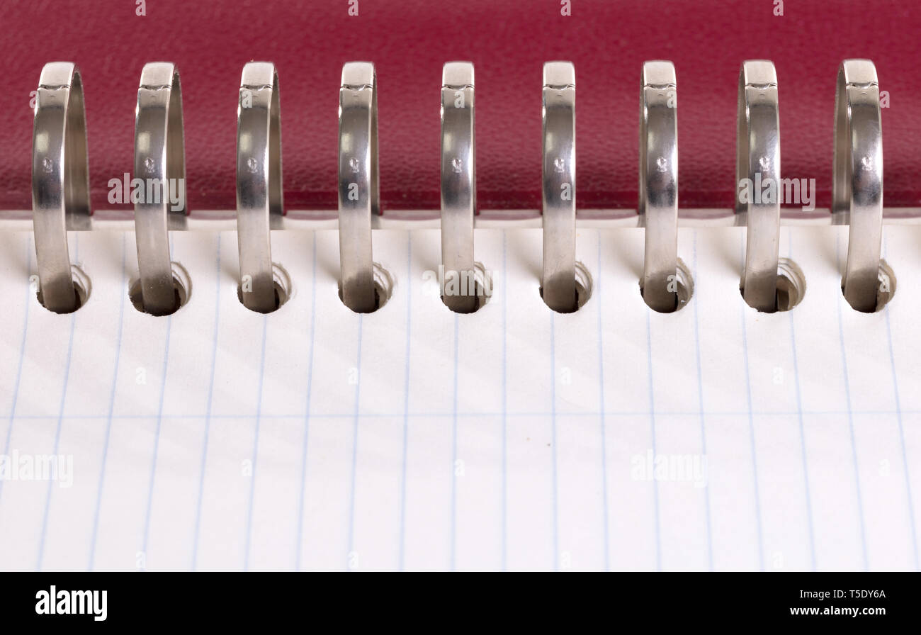 Old binder folder isolated, selective focus, full frame Stock Photo - Alamy