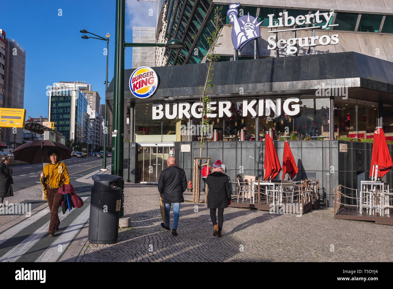 Burger King in Lisbon, Portugal Stock Photo - Alamy