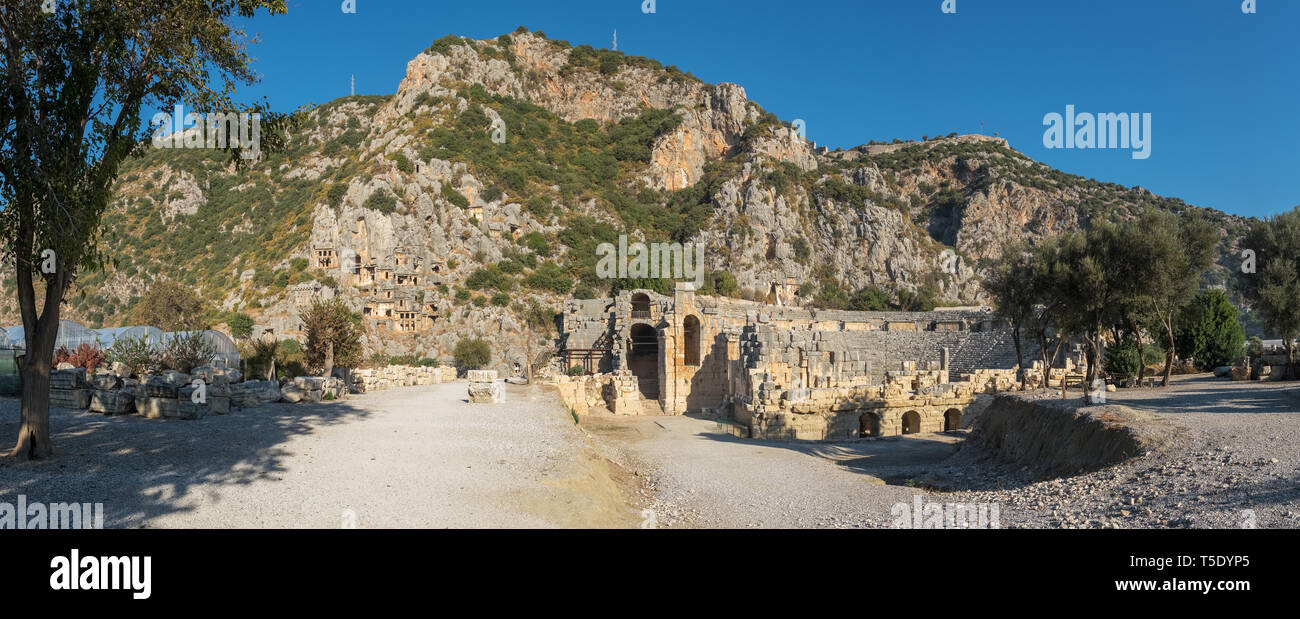 Ruins of the ancient city of Myra Stock Photo - Alamy