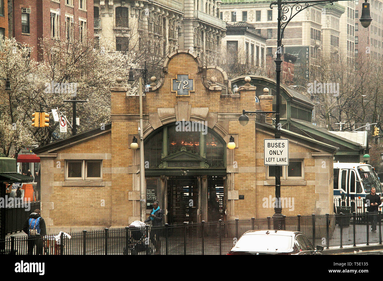 The original control house of the 72nd Street subway station in ...