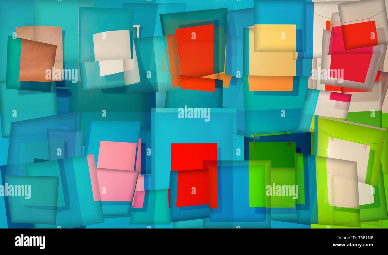 Abstract background of lines and rectangular geometric shapes Stock ...