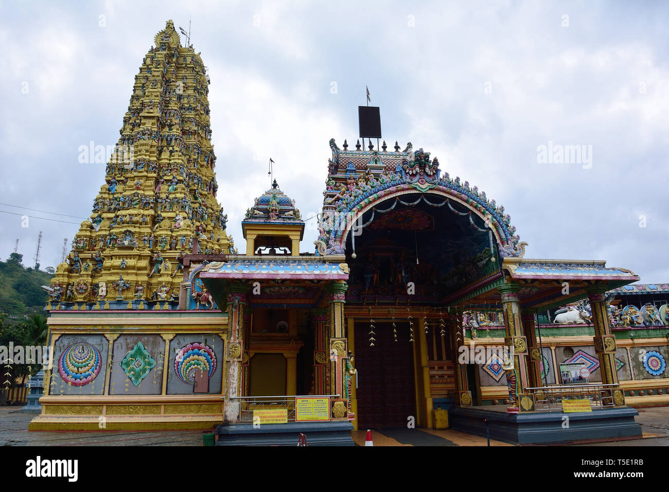 Sri Muthumariamman Thevasthanam Hindu Temple, Matale, Sri Lanka Stock ...