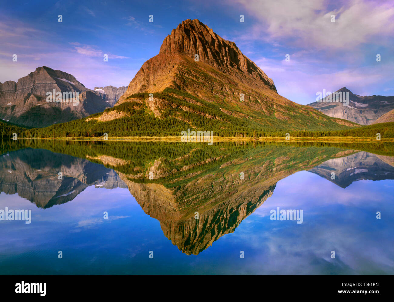 Swiftcurrent Lake, Glacier National Park, Montana USA Stock Photo - Alamy