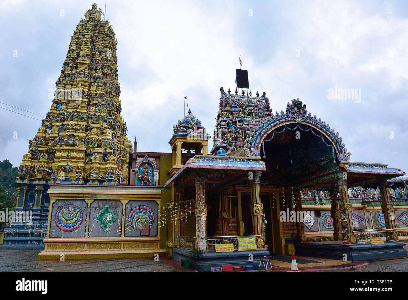 Sri Muthumariamman Thevasthanam Hindu Temple, Matale, Sri Lanka Stock ...