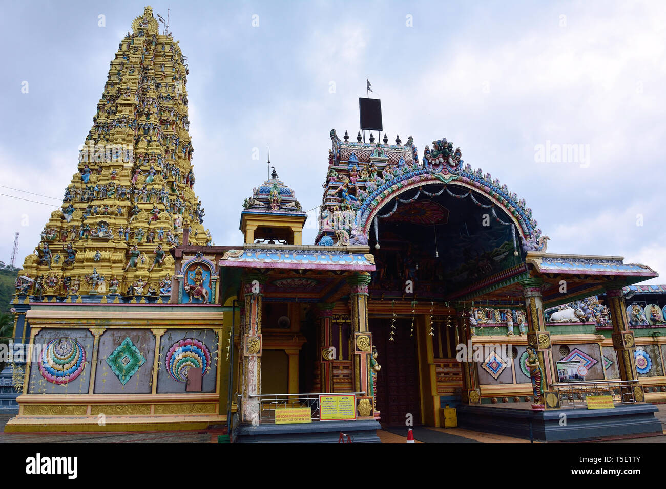 Sri Muthumariamman Thevasthanam Hindu Temple, Matale, Sri Lanka Stock ...