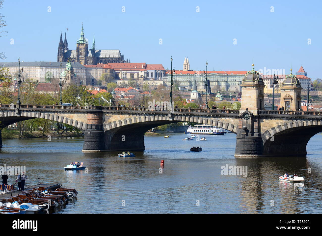 Legion Bridge in Prague Stock Photo - Alamy
