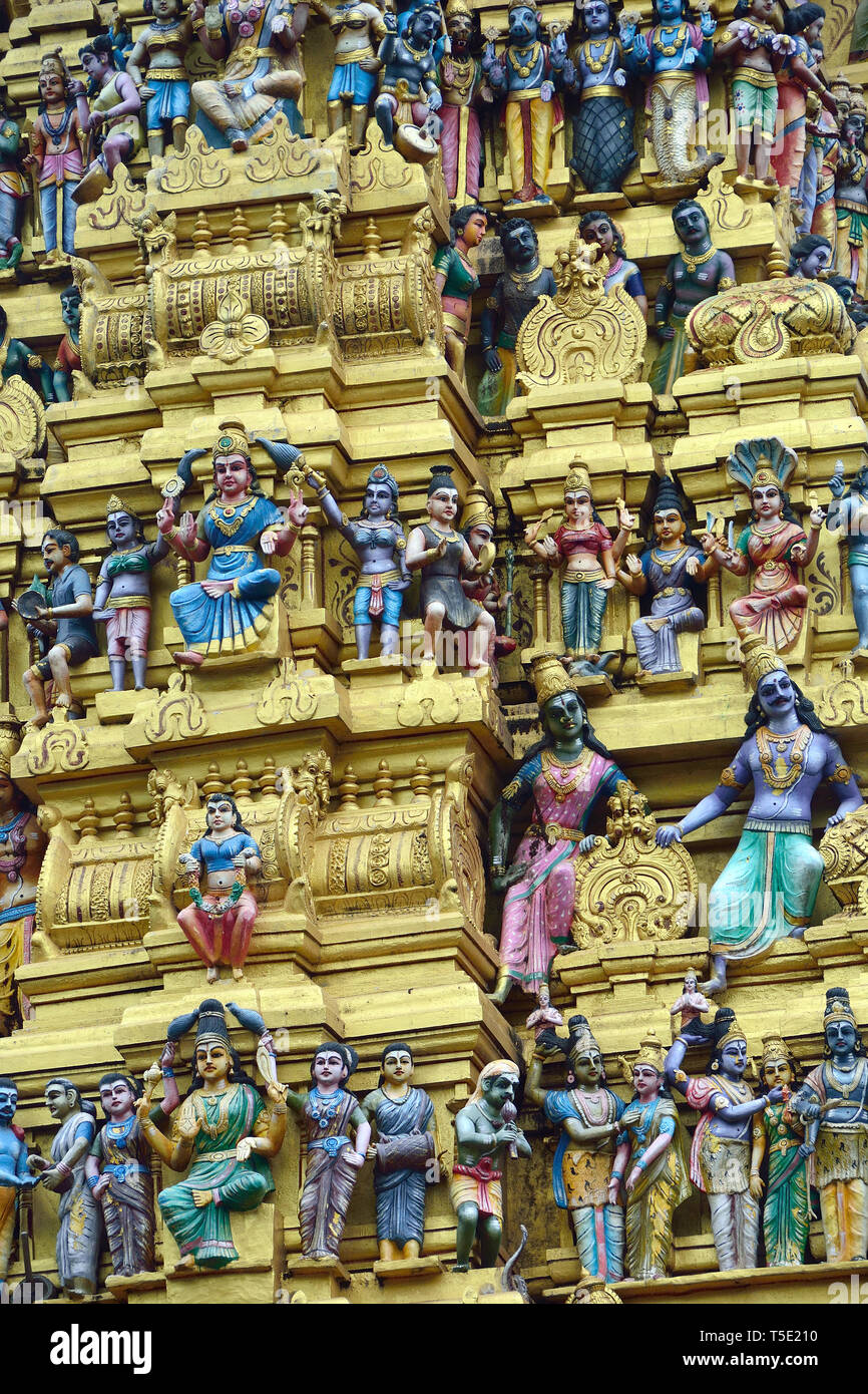 Sri Muthumariamman Thevasthanam Hindu Temple, Matale, Sri Lanka Stock ...