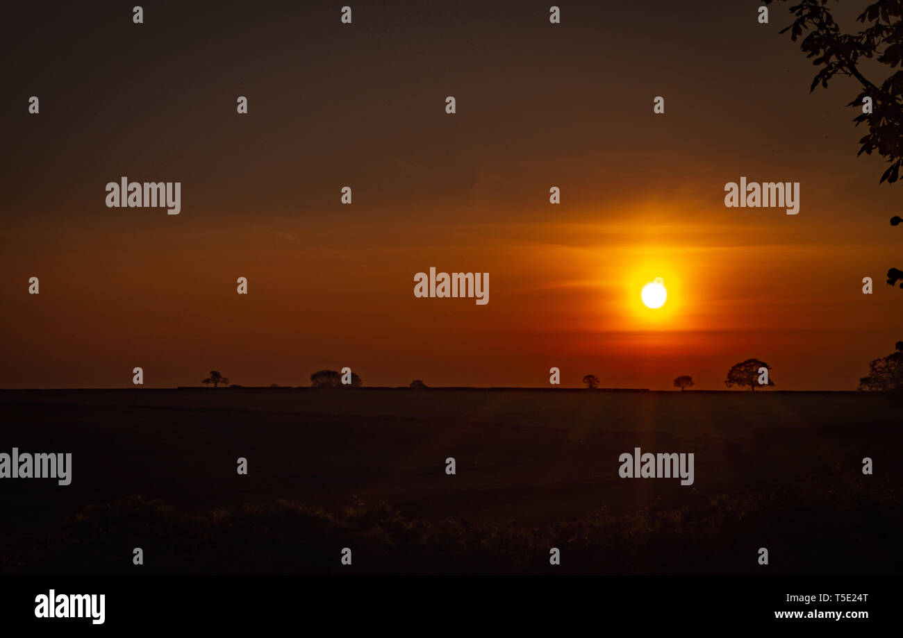 Sahara Style Sunset Stock Photo - Alamy