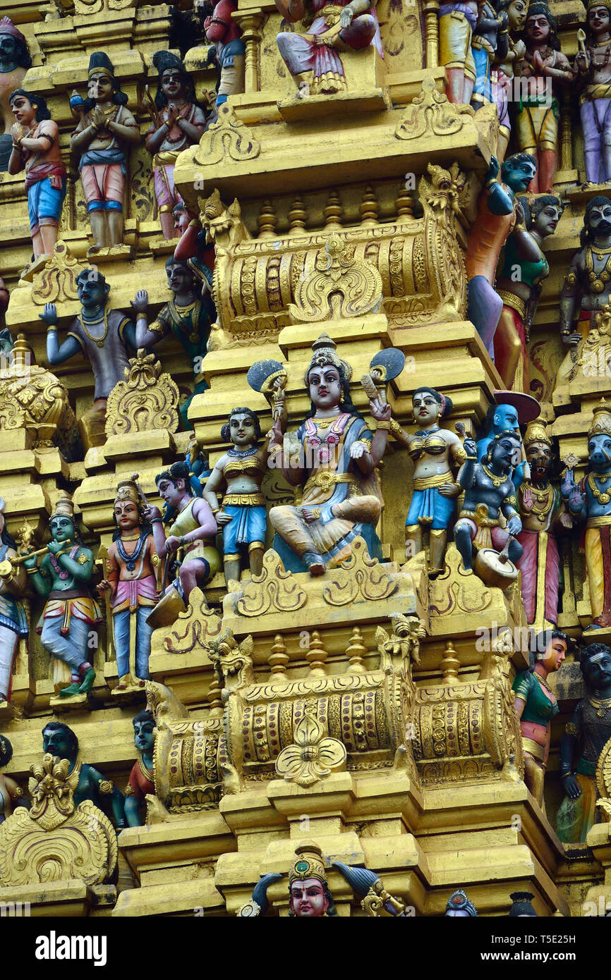 Sri Muthumariamman Thevasthanam Hindu Temple, Matale, Sri Lanka Stock ...