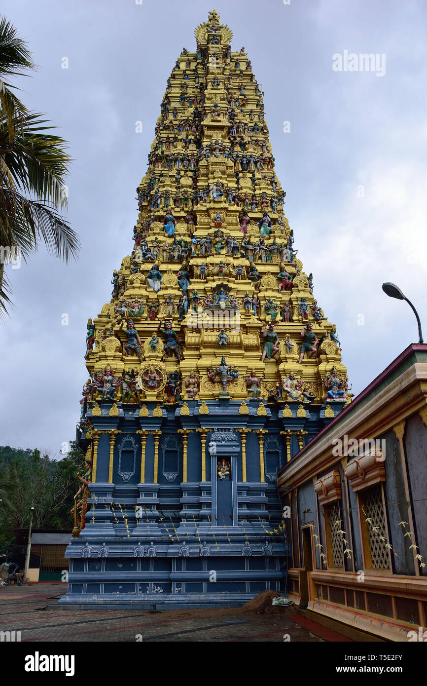 Sri Muthumariamman Thevasthanam Hindu Temple, Matale, Sri Lanka Stock ...