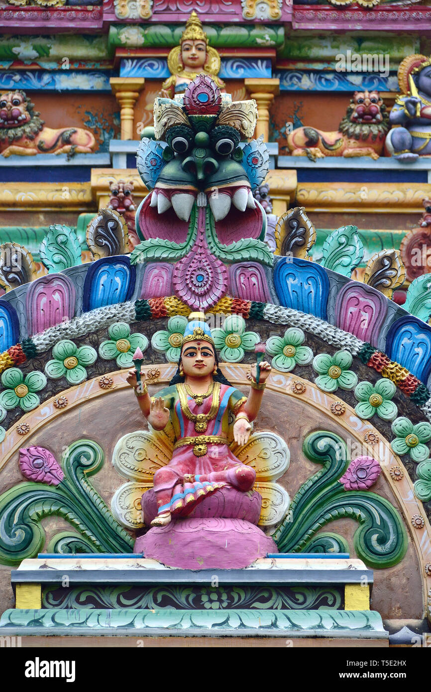 Sri Muthumariamman Thevasthanam Hindu Temple, Matale, Sri Lanka Stock ...