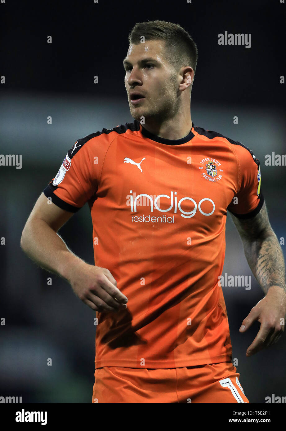 Luton Town's James Collins Stock Photo - Alamy