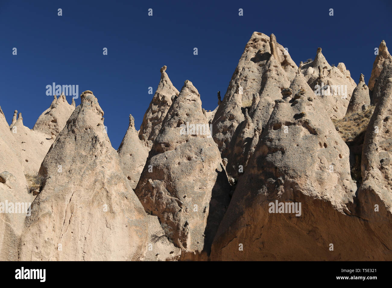 Rock Formations in Zelve Valley, Cappadocia, Nevsehir City, Turkey ...