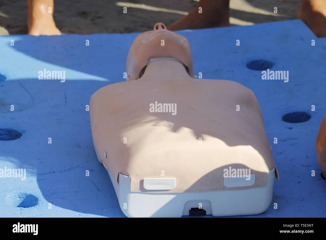 Resuscitation technique on dummy. First aid reanimation, CRP training ...