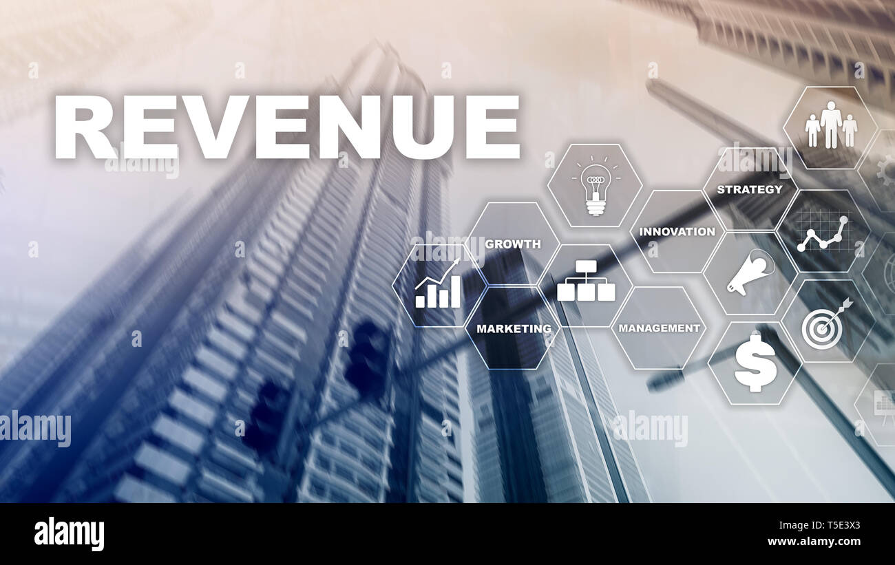 Increase revenue concept. Planing growth and increase of positive ...