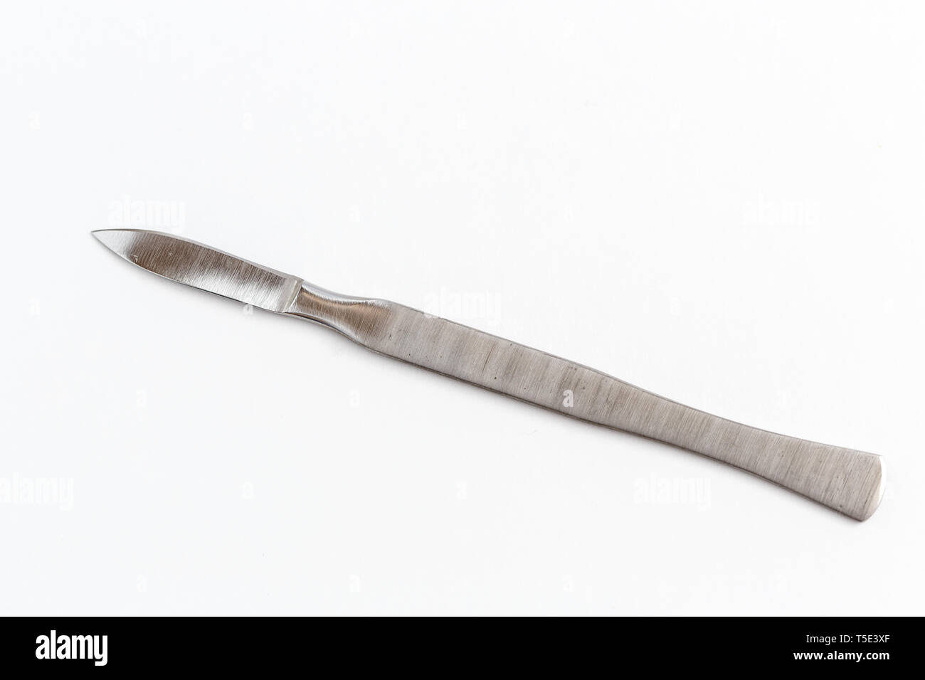surgical instruments on white background Stock Photo - Alamy