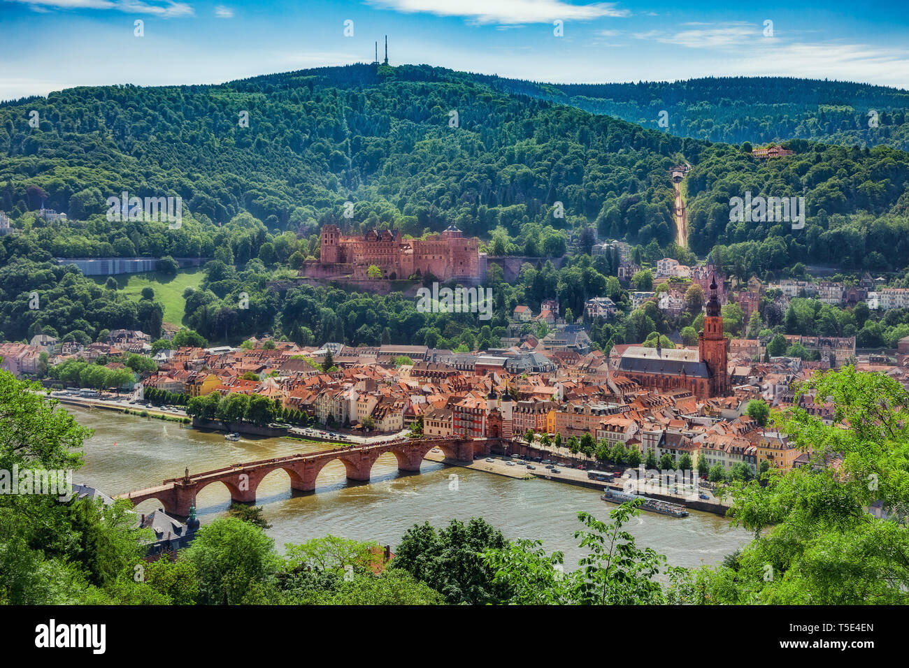 Heidelberg neckar bridge hi-res stock photography and images - Alamy