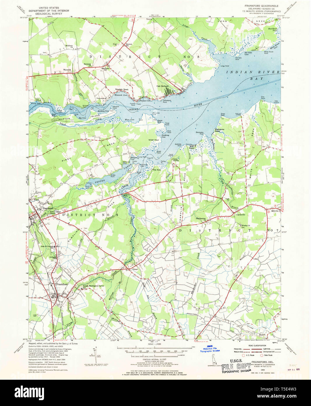 Map of frankford hi-res stock photography and images - Alamy