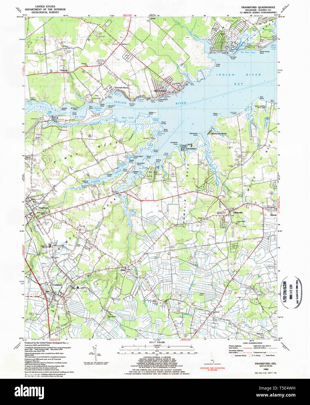 Map of frankford hi-res stock photography and images - Alamy