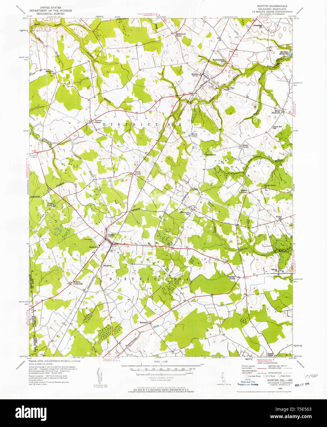 Kenton map hi-res stock photography and images - Alamy