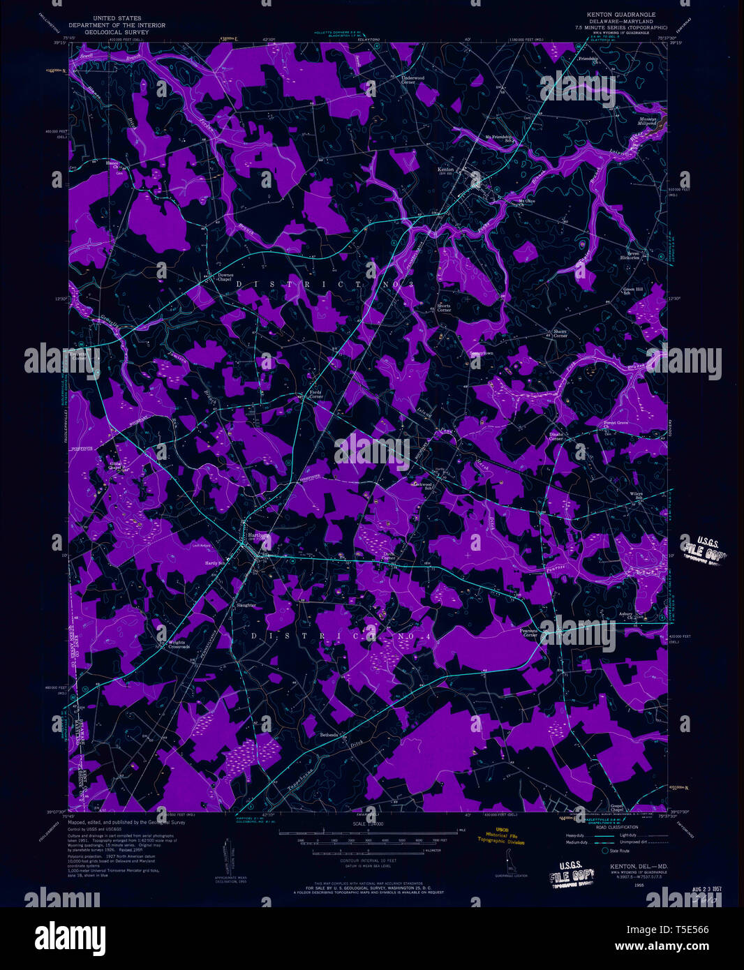 Kenton map hi-res stock photography and images - Alamy