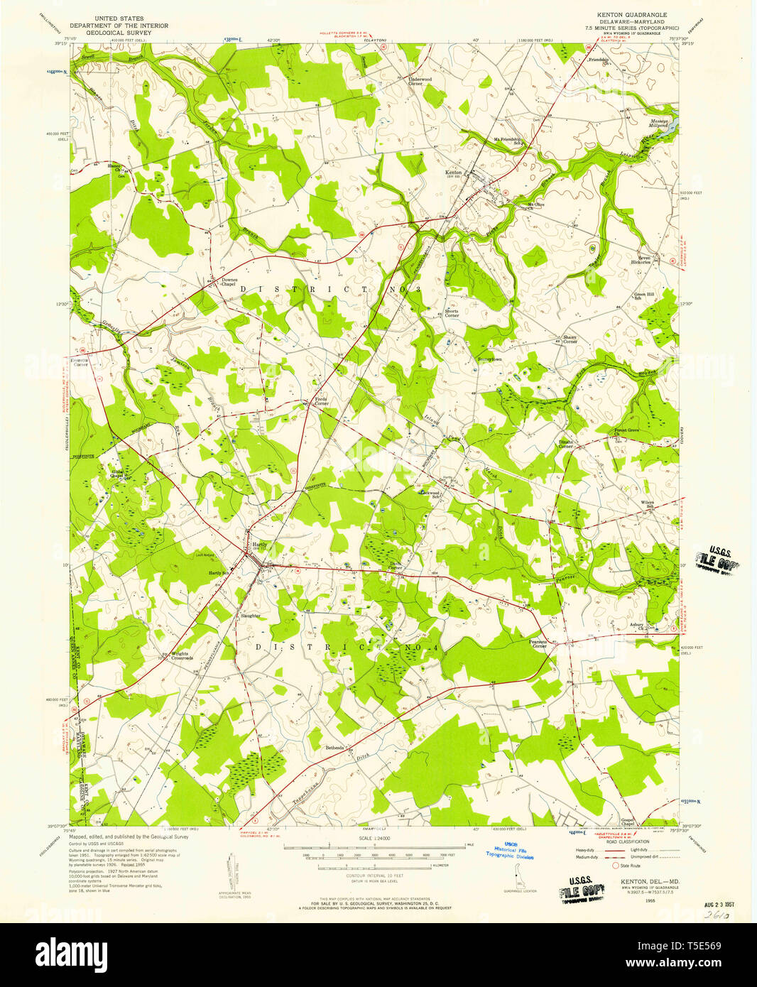 Kenton map hi-res stock photography and images - Alamy