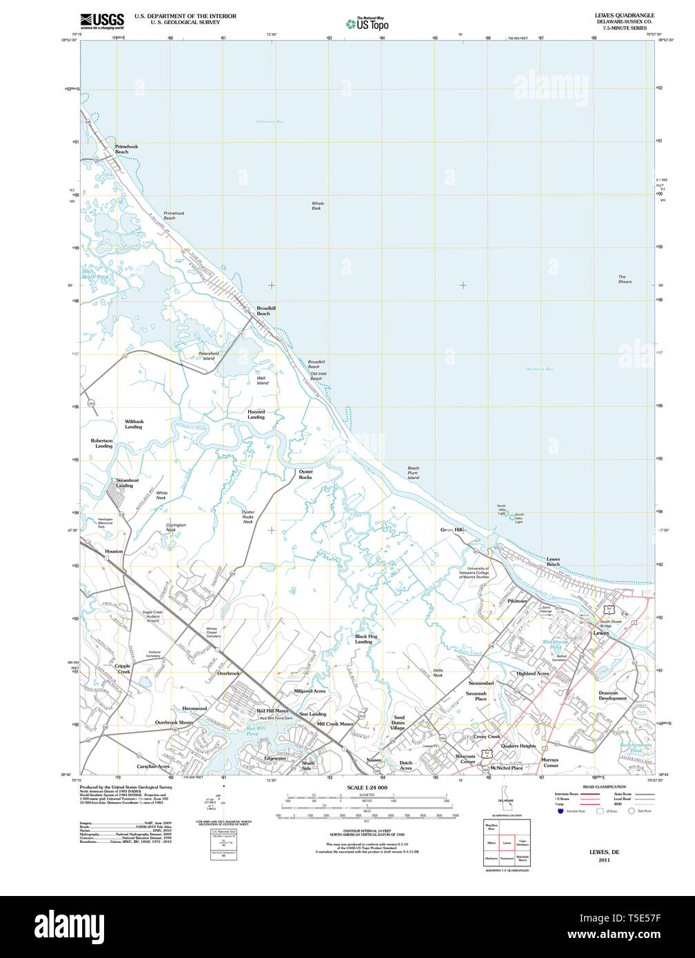 Map of lewes Cut Out Stock Images & Pictures - Alamy