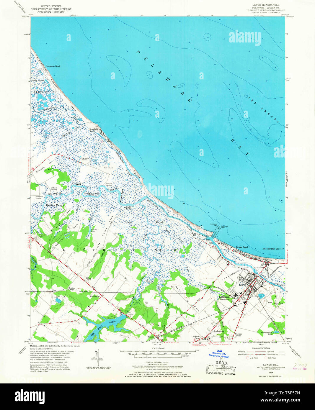 Deleware map hi-res stock photography and images - Alamy
