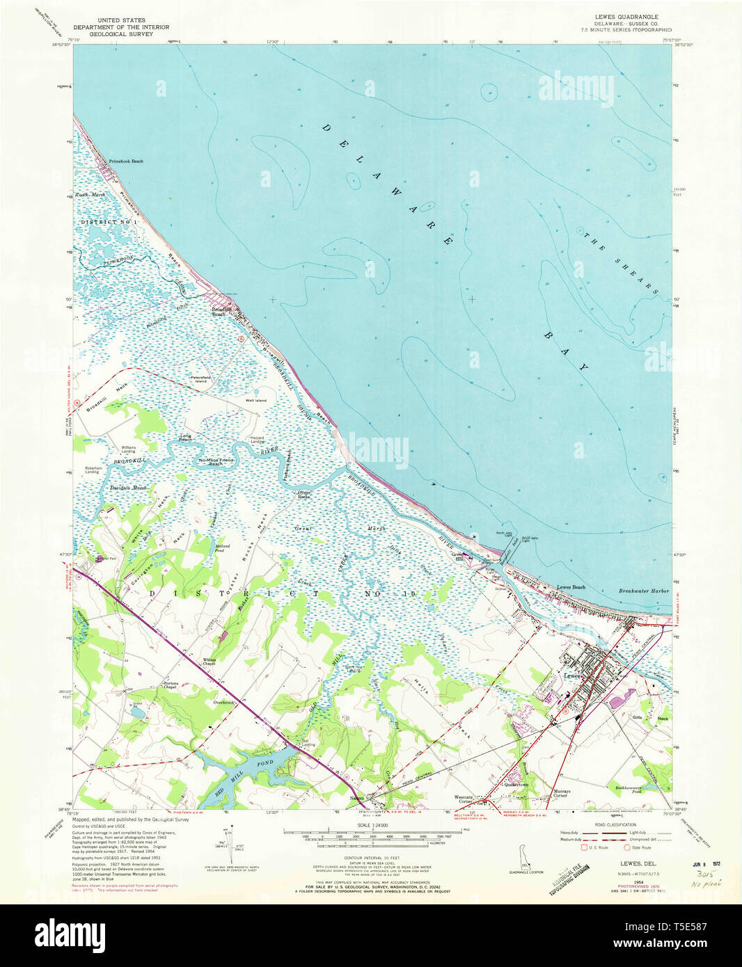 Map of lewes hi-res stock photography and images - Alamy