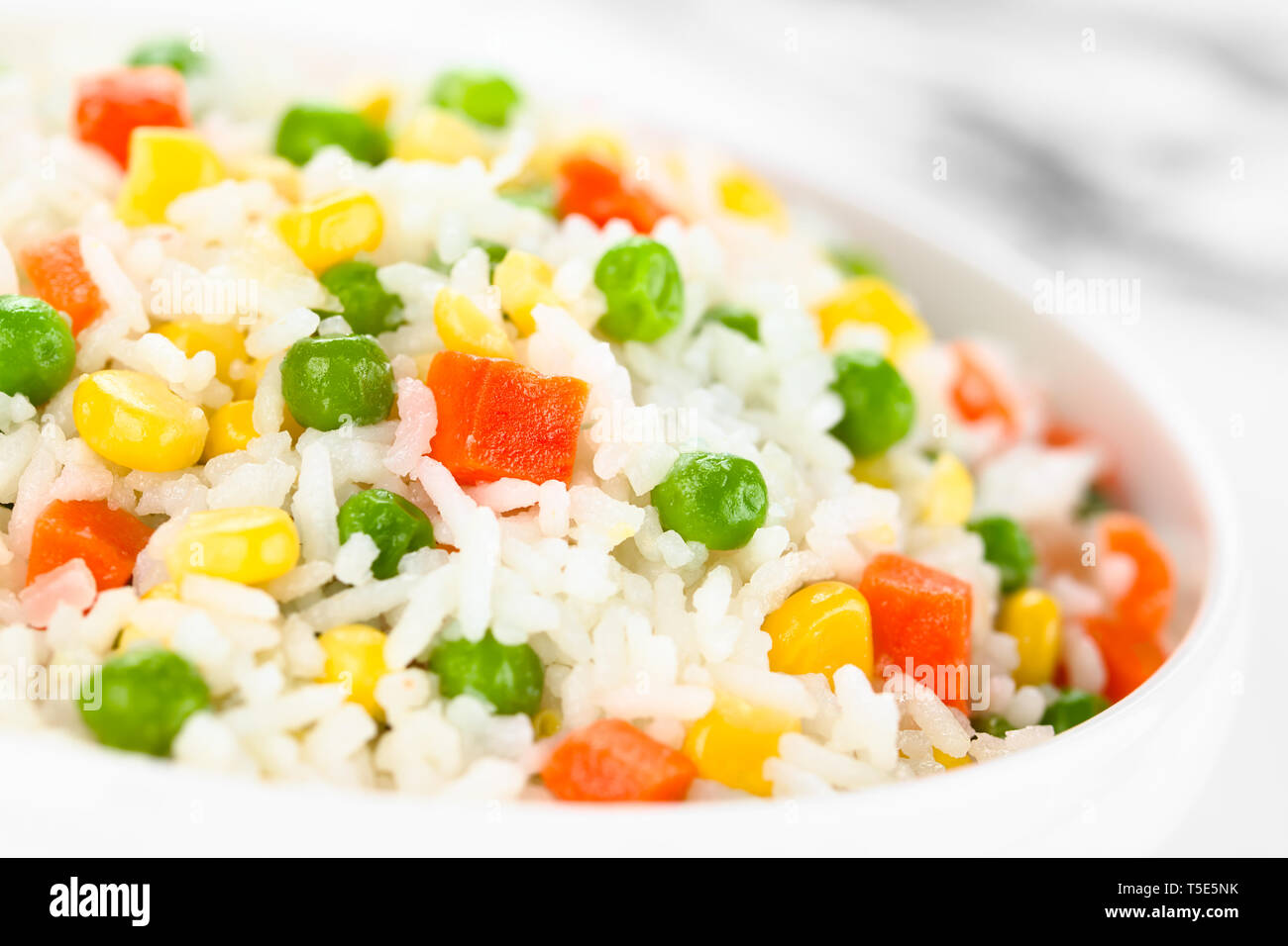 Steamed Rice With Vegetables
