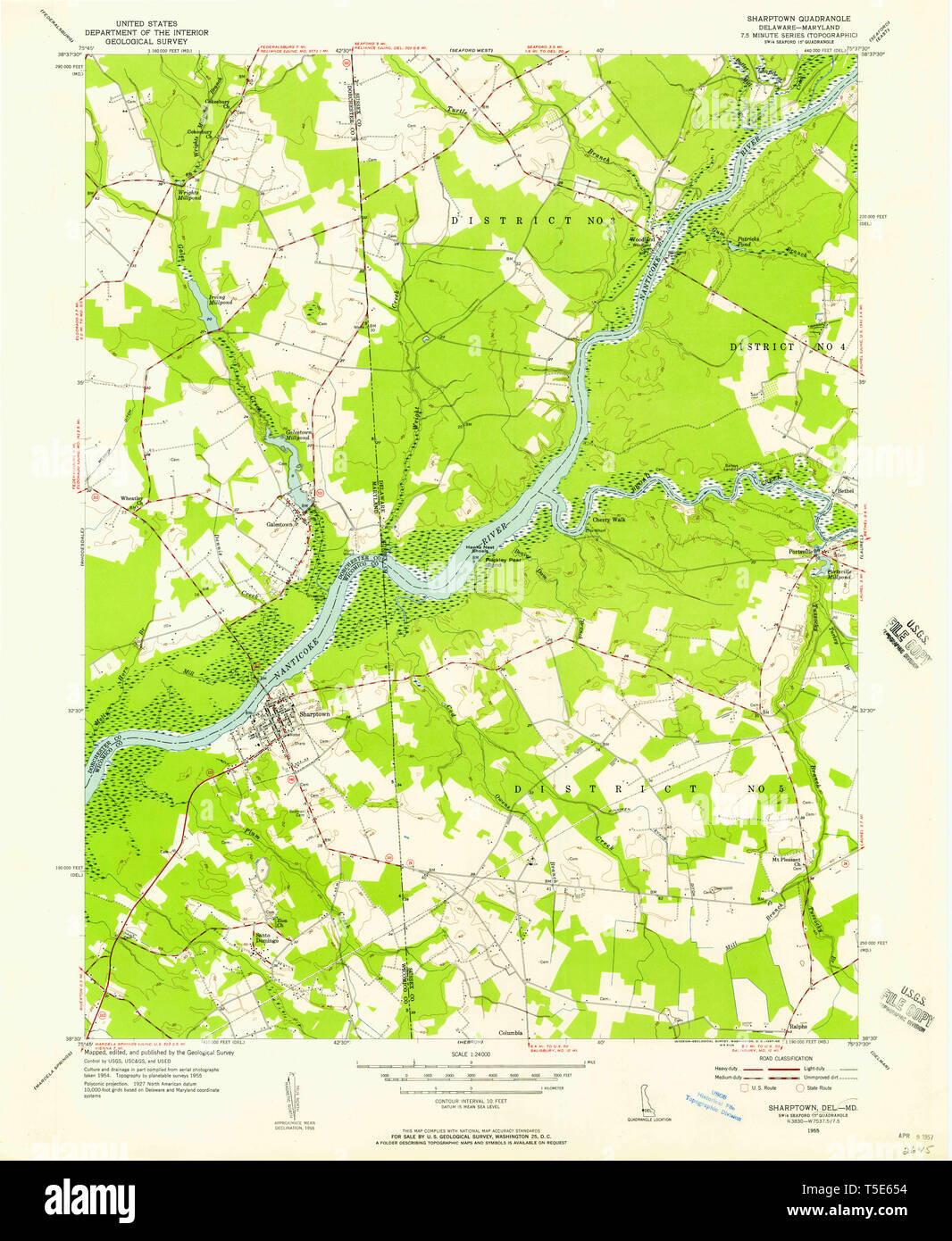 Deleware map hi-res stock photography and images - Alamy