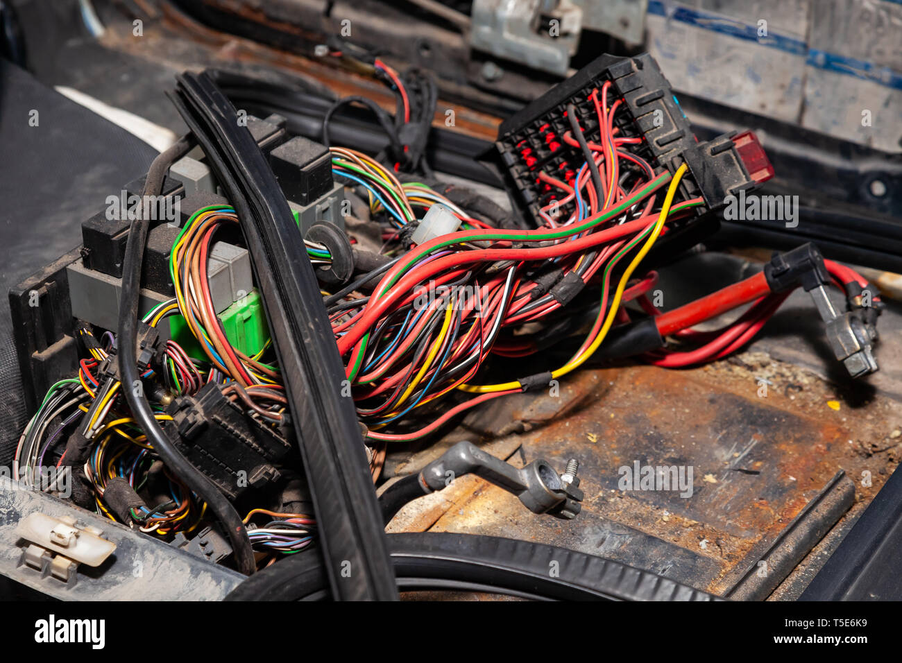 Harness wiring electric vehicle hi-res stock photography and images - Alamy