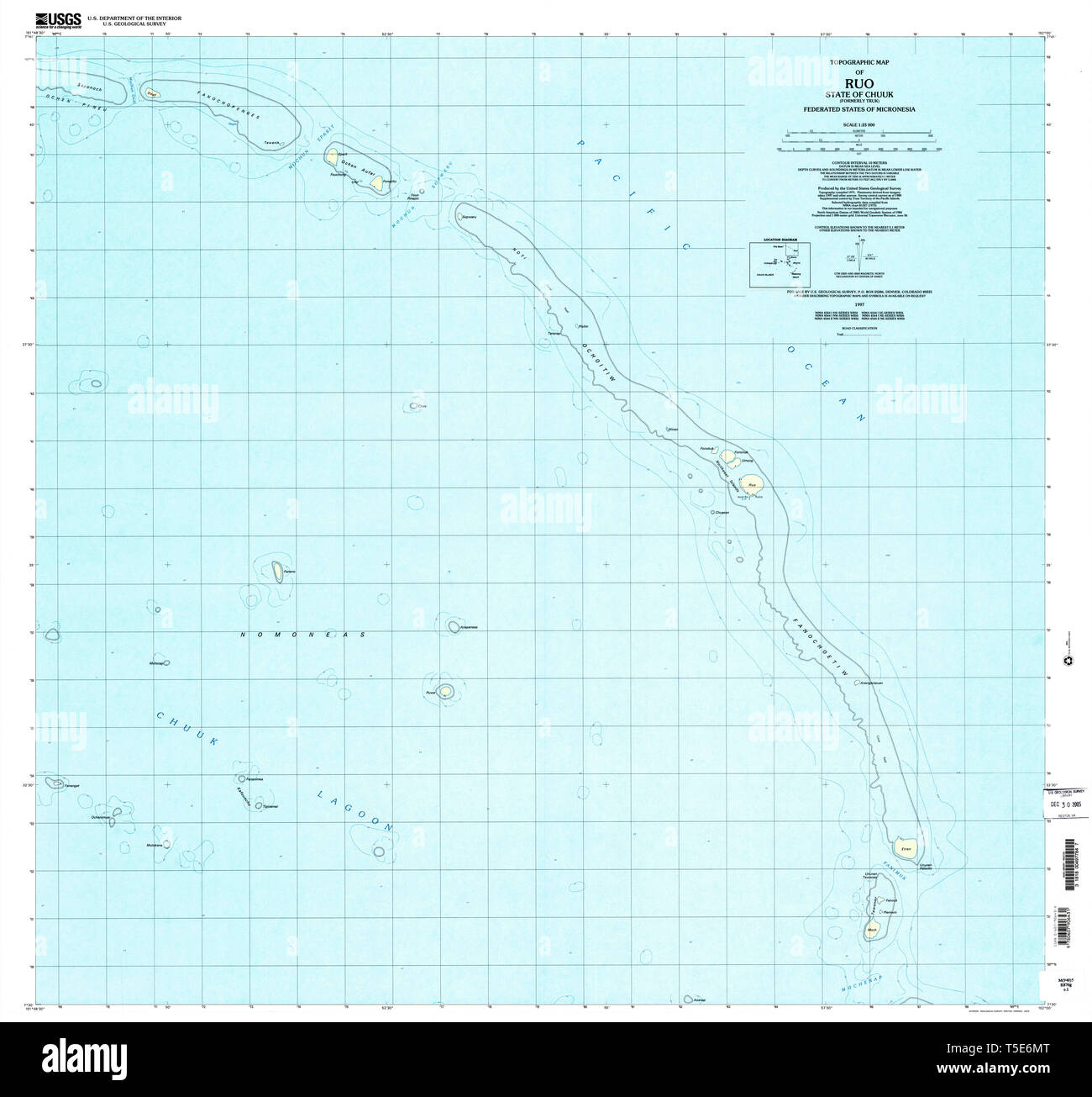 Federated states of micronesia map hi-res stock photography and images ...