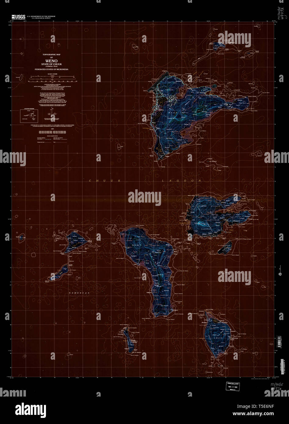 Maps of micronesia hi-res stock photography and images - Alamy