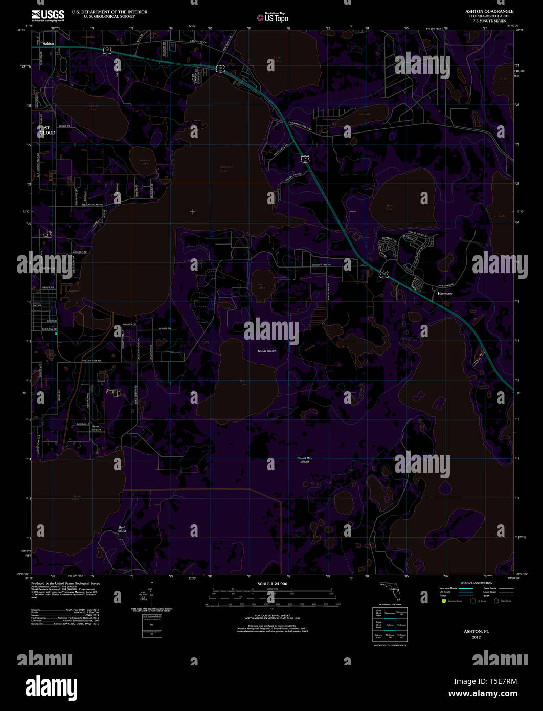 Ashton map hi-res stock photography and images - Alamy