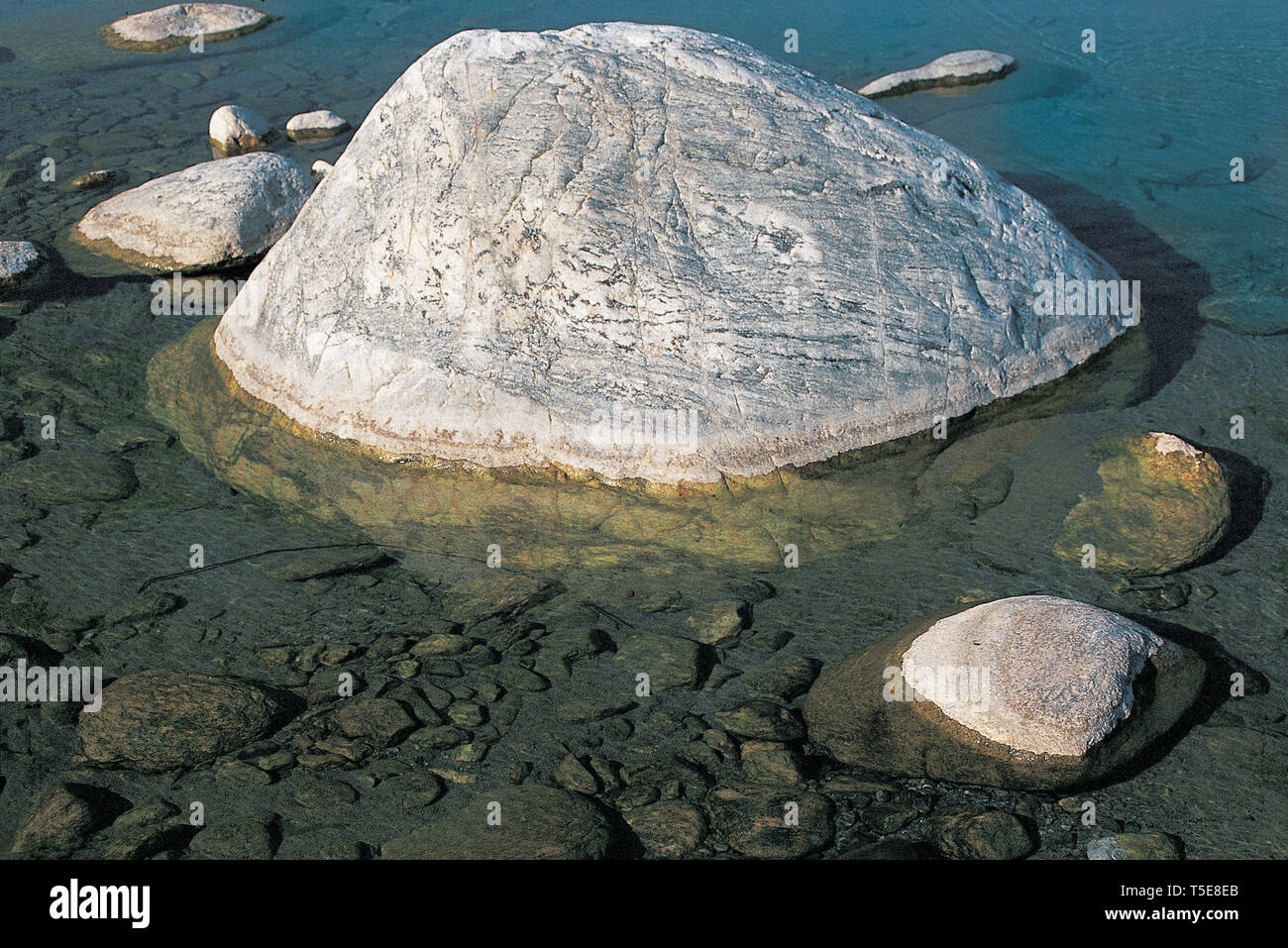 Rocks in river, Ladakh, Kashmir, India, Asia Stock Photo - Alamy