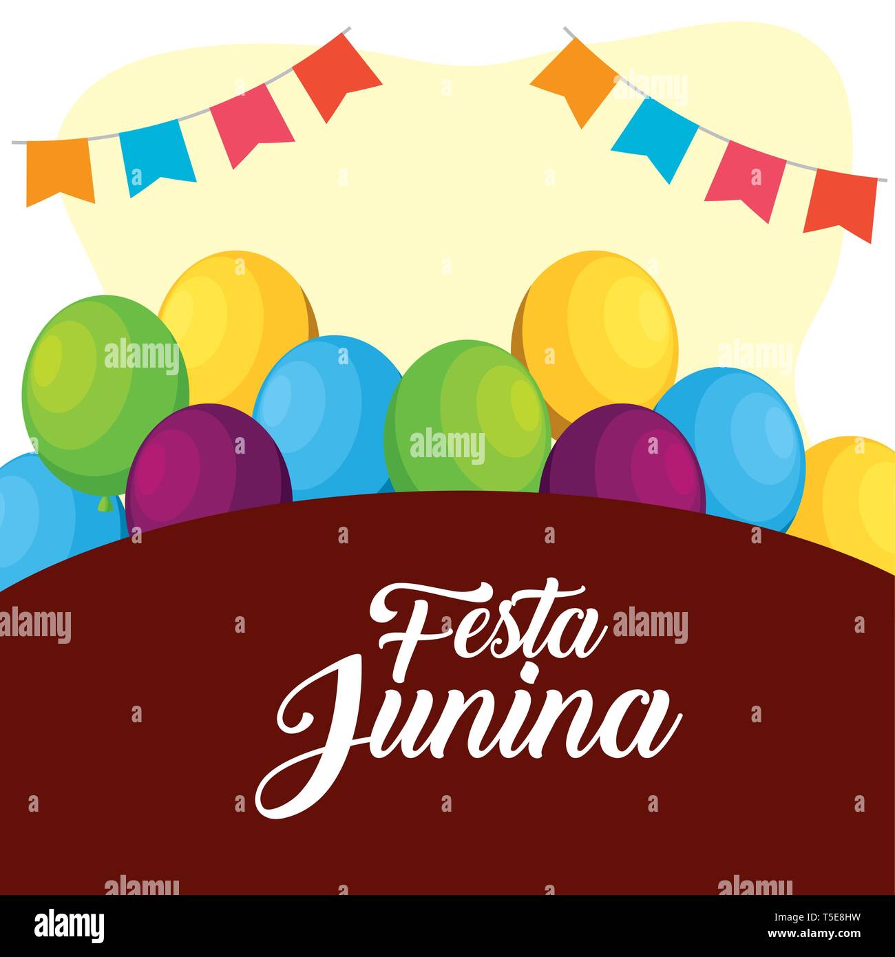 Party balloons dancing Stock Vector Images - Alamy