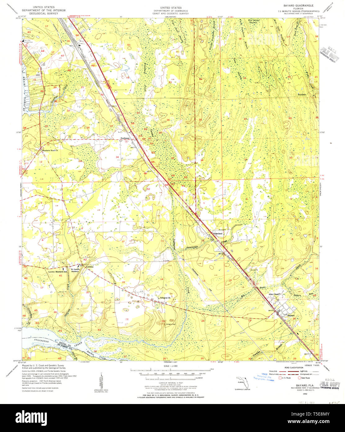 Bayard map hi-res stock photography and images - Alamy