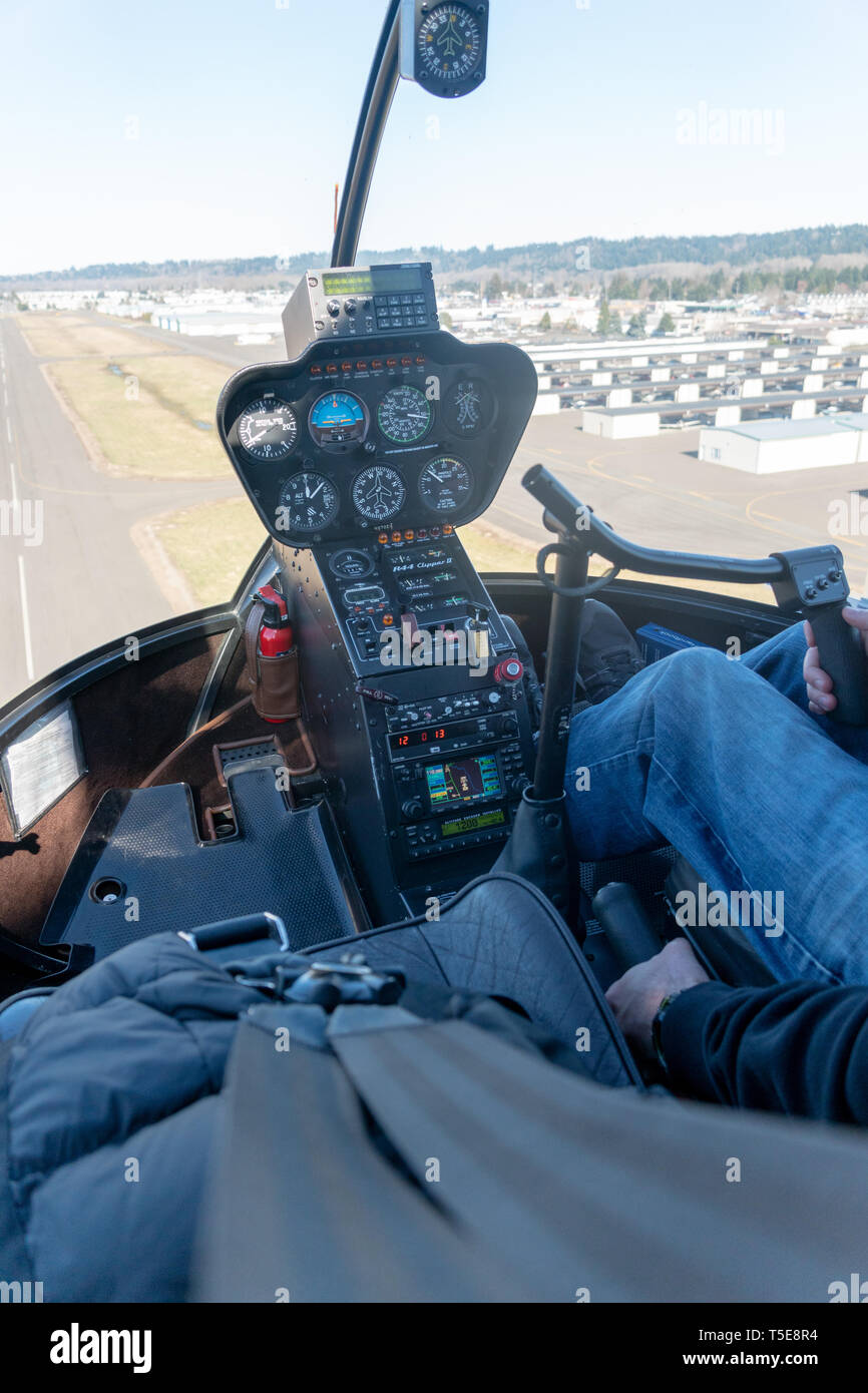 Robinson R44 Cockpit