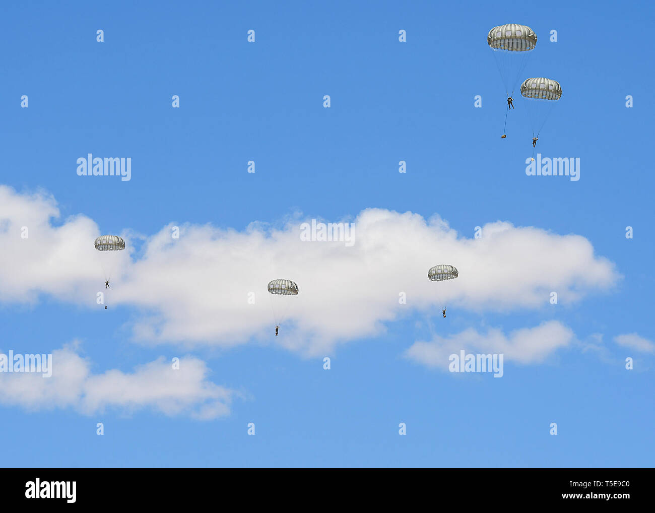 U.S. Air Force pararescuemen assigned to the 48th Rescue Squadron at ...